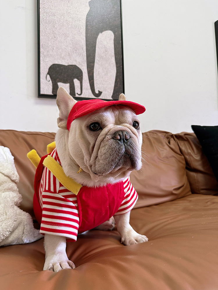 Dog Funny Mc Donalds' Costume Onesie with Hat | Dog Boutique – Frenchiely
