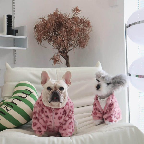 Dog Pink Leopard Jacket for Medium Dogs | Dog Accessories Shop – Frenchiely